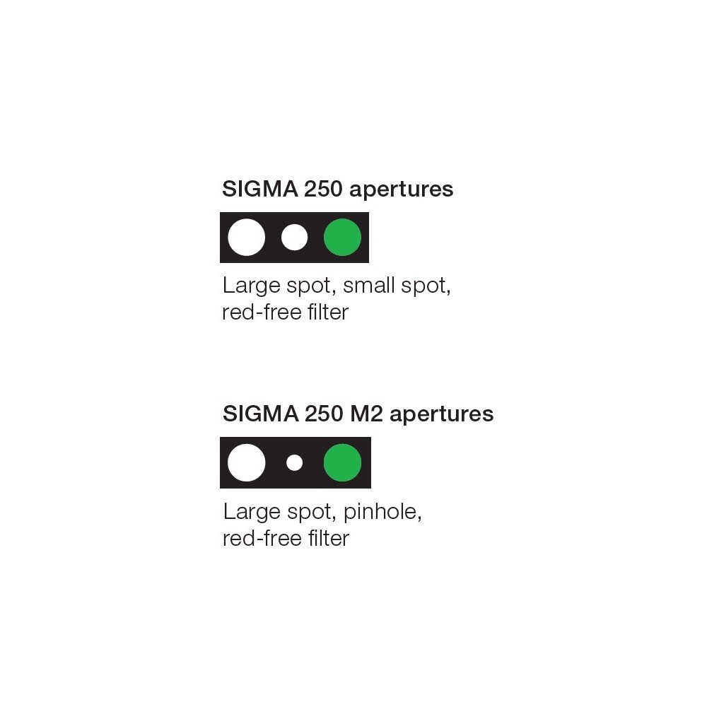 HEINE SIGMA 250 mit S-FRAME Brillengestell und mPack mini